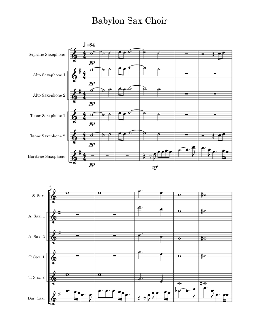 Santa Clara Vanguard 2018 "Babylon" – TheMTCrew scux3485 Sheet music for Saxophone alto ...