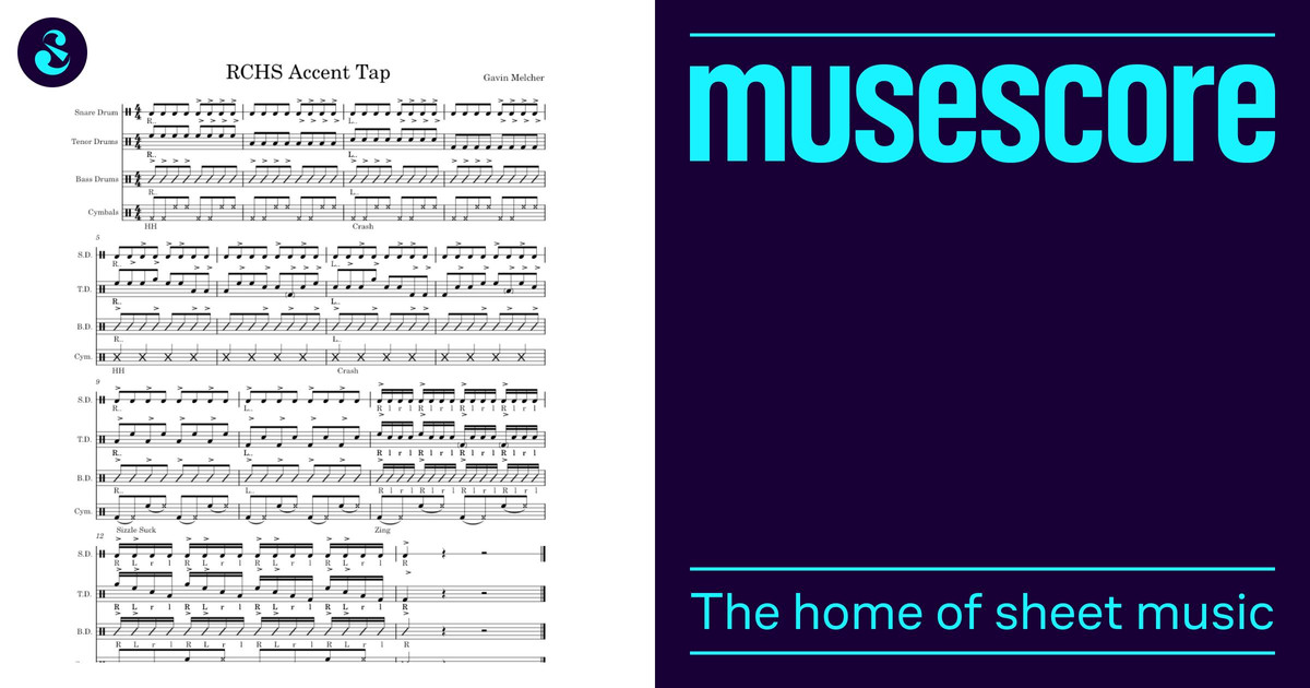 RCHS Accent Tap Sheet Music for Synthesizer, Trumpet other (Mixed ...