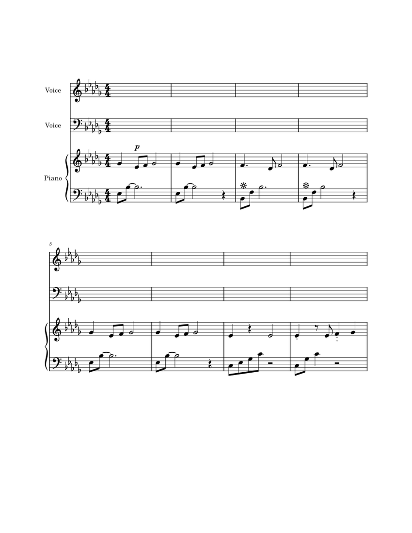Lost control – Painless Destiny Sheet Music for Piano, Vocals (Piano ...