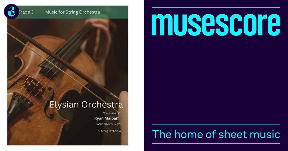 Elysian Orchestra - Ryan Maibam Sheet music for Harp, Strings group ...