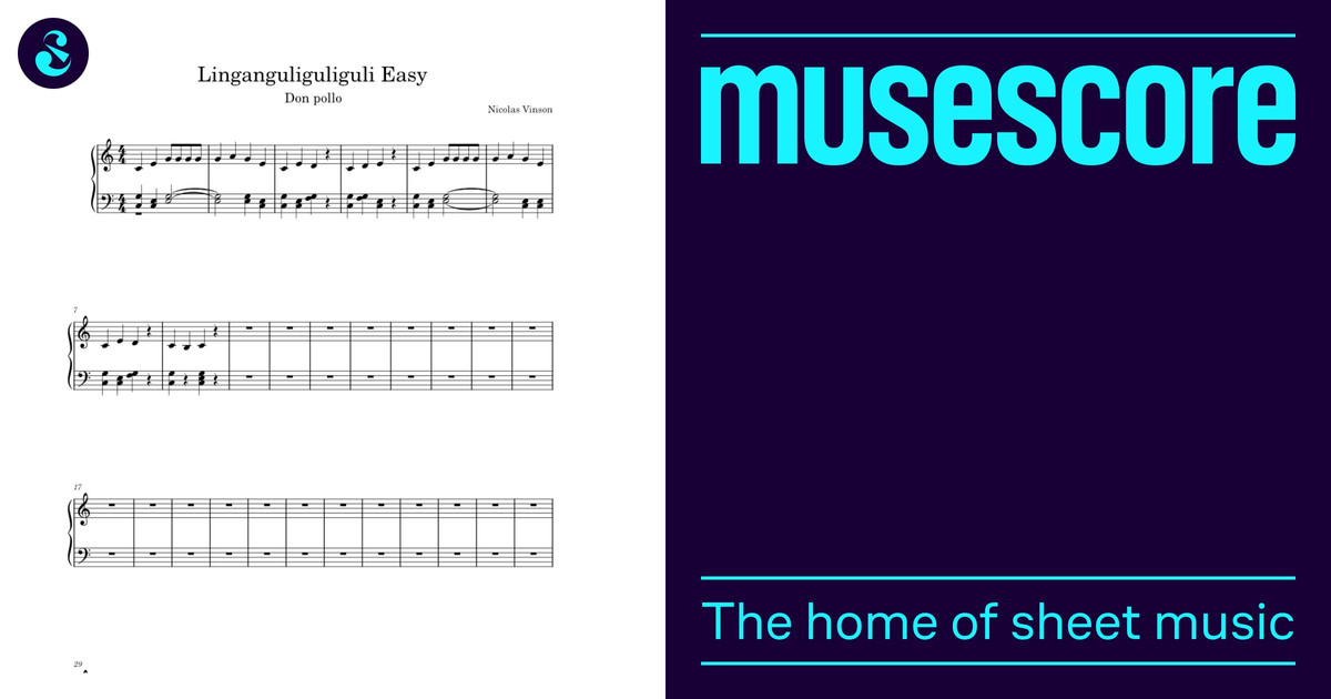 Linganguli Sheet Music for Piano (Solo) easy | MuseScore.com