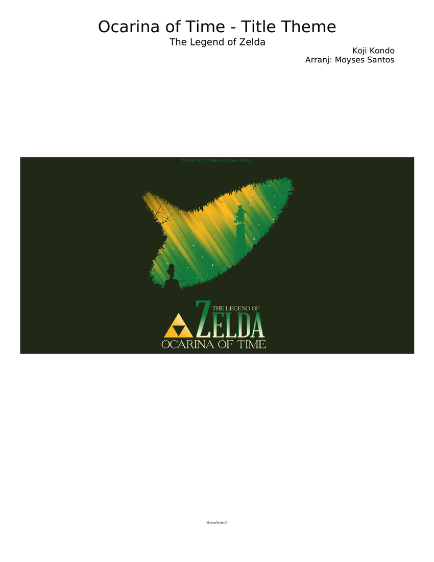 The Legend of Zelda Ocarina of Time - Title Theme (Orchestra) Sheet ...