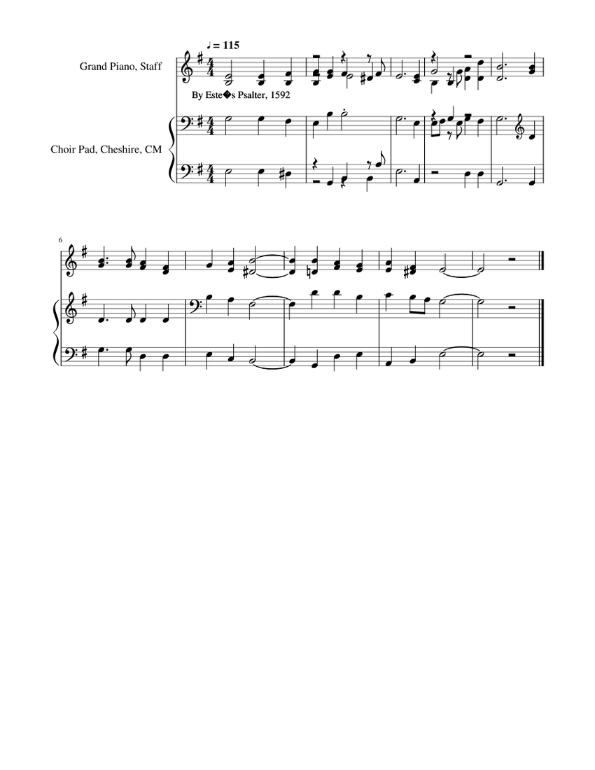 He Reigns — Th' Almighty Reigns Supreme - John Needham Sheet music for ...