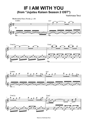 If I Am With You – Yoshimasa Terui / Jujutsu Kaisen S2 OST Sheet Music ...