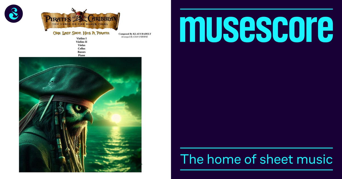 POTC Black Pearl String Orchestra End Music Sheet music for Piano ...