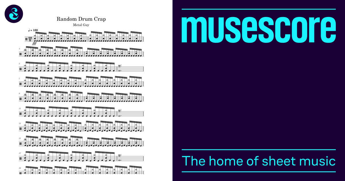 Random Drums Sheet Music for Drum group (Solo) | MuseScore.com