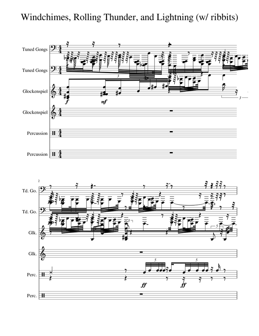 Wind Chimes, Rolling Thunder, and Lightning (w/ Ribbits)(MCCHQ #5 ...