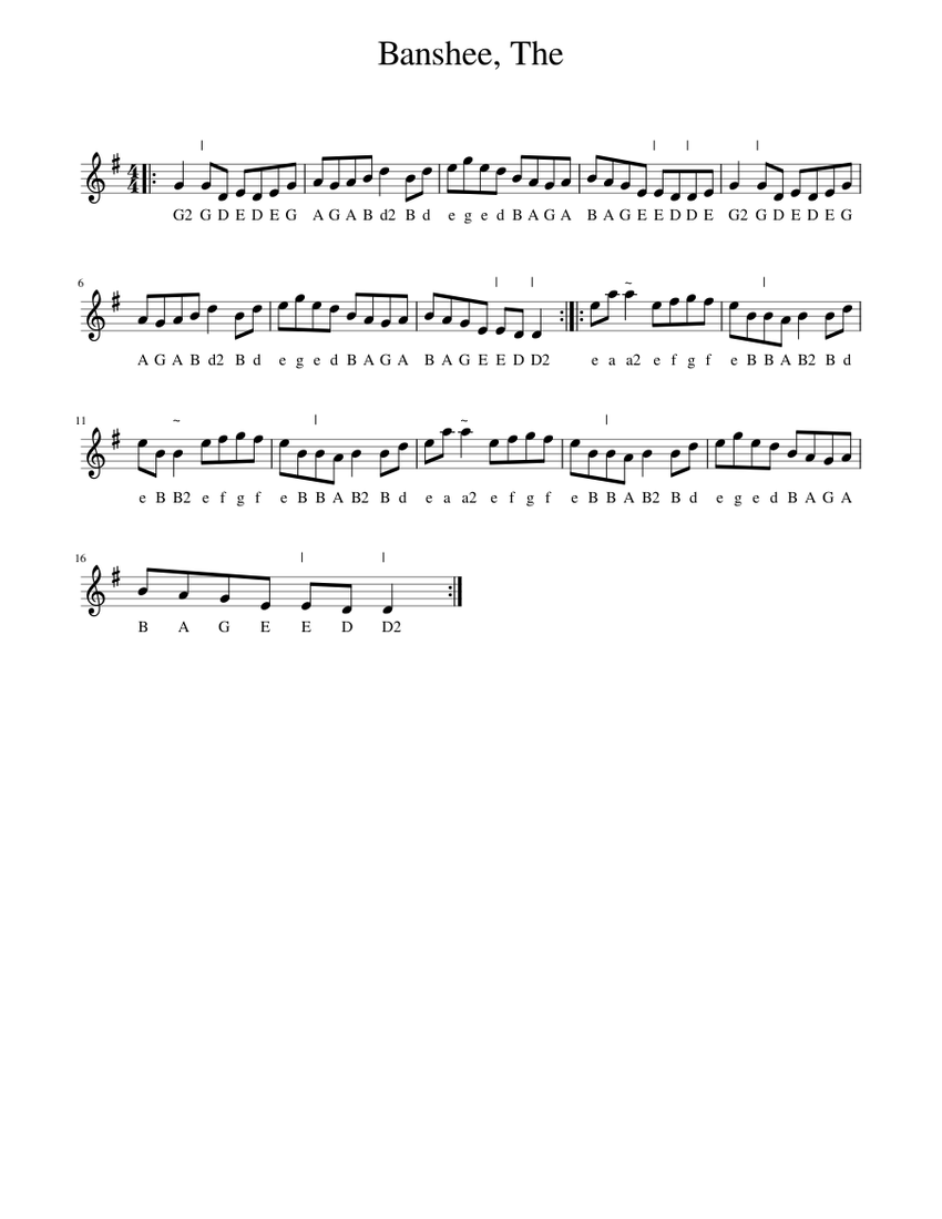 The Banshee Sheet music for Piano (Solo) Easy | Musescore.com