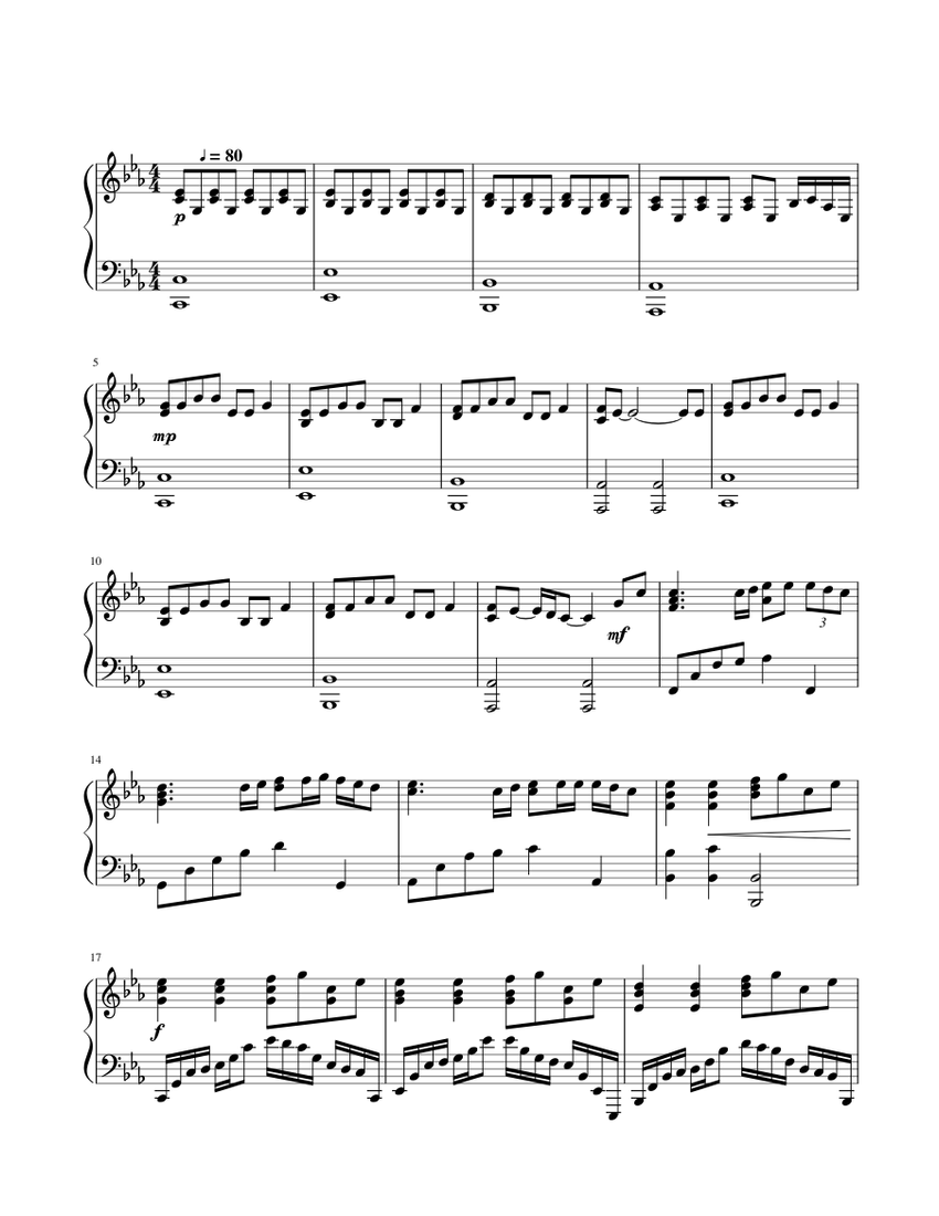 Impossible - piano tutorial