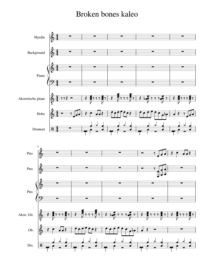 broken bones drum cover