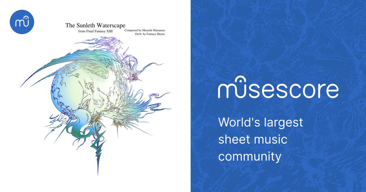 Final Fantasy XIII - The Sunleth Waterscape Sheet Music for Piano, Soprano, Alto, Flute & more ...