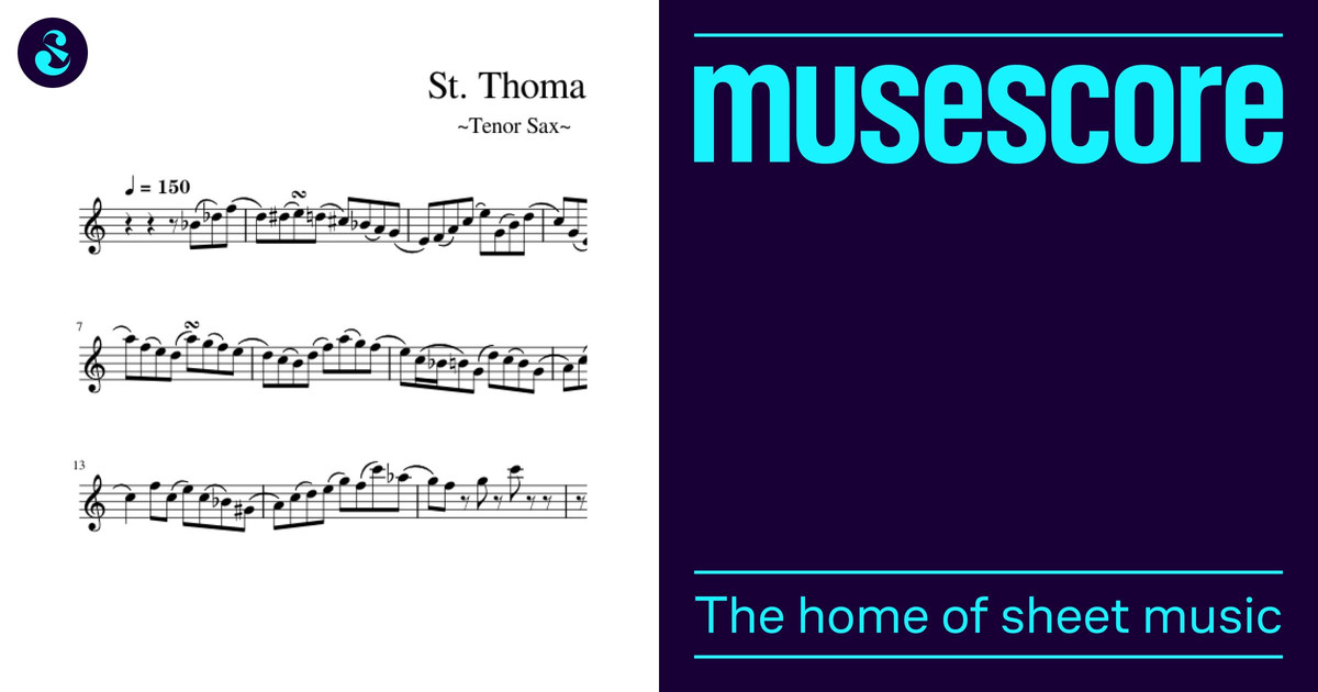 St. Thomas – Sonny Rollins Sheet music for Saxophone tenor (Solo ...