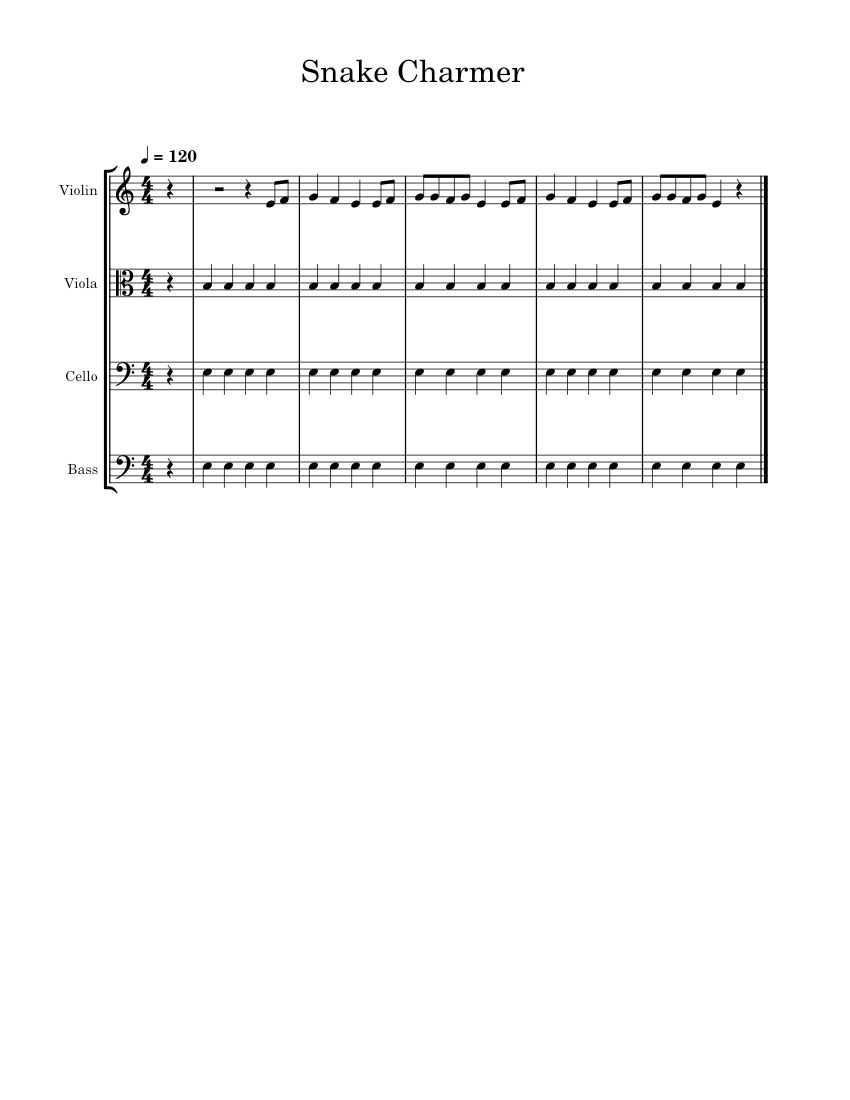 The Snake Charmer – Misc Traditional Snake Charmer Sheet music for ...