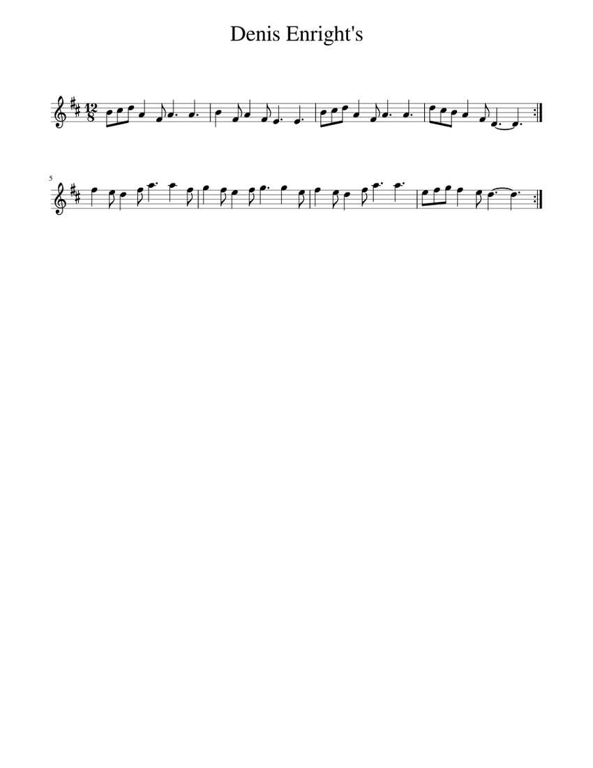 Denis Enright's Sheet music for Piano (Solo) Easy | Musescore.com