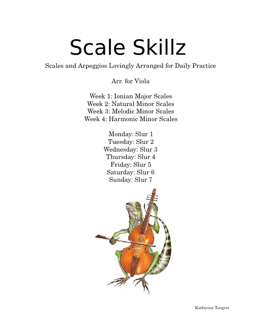 Viola Scale Skillz Sheet music for Piano (Solo) Easy | Musescore.com