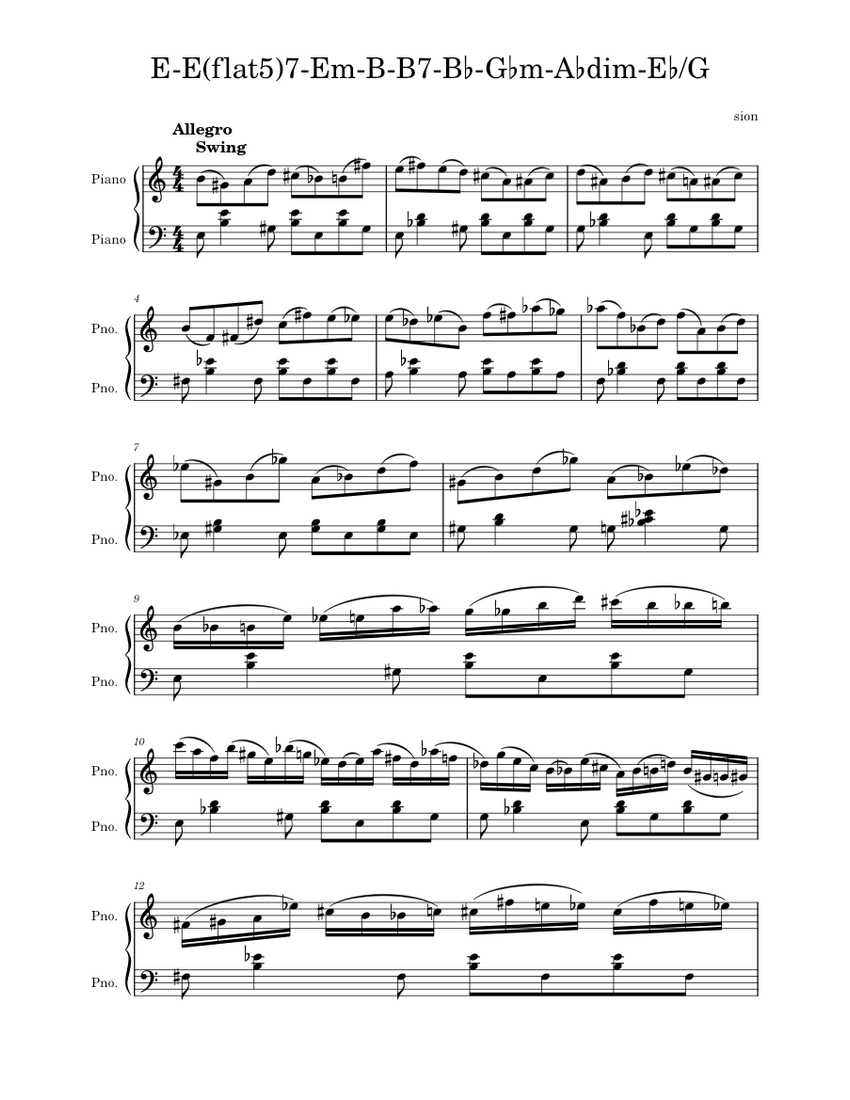 Composing 101|Composing assignment #2 Sheet music for Piano (Piano Duo ...