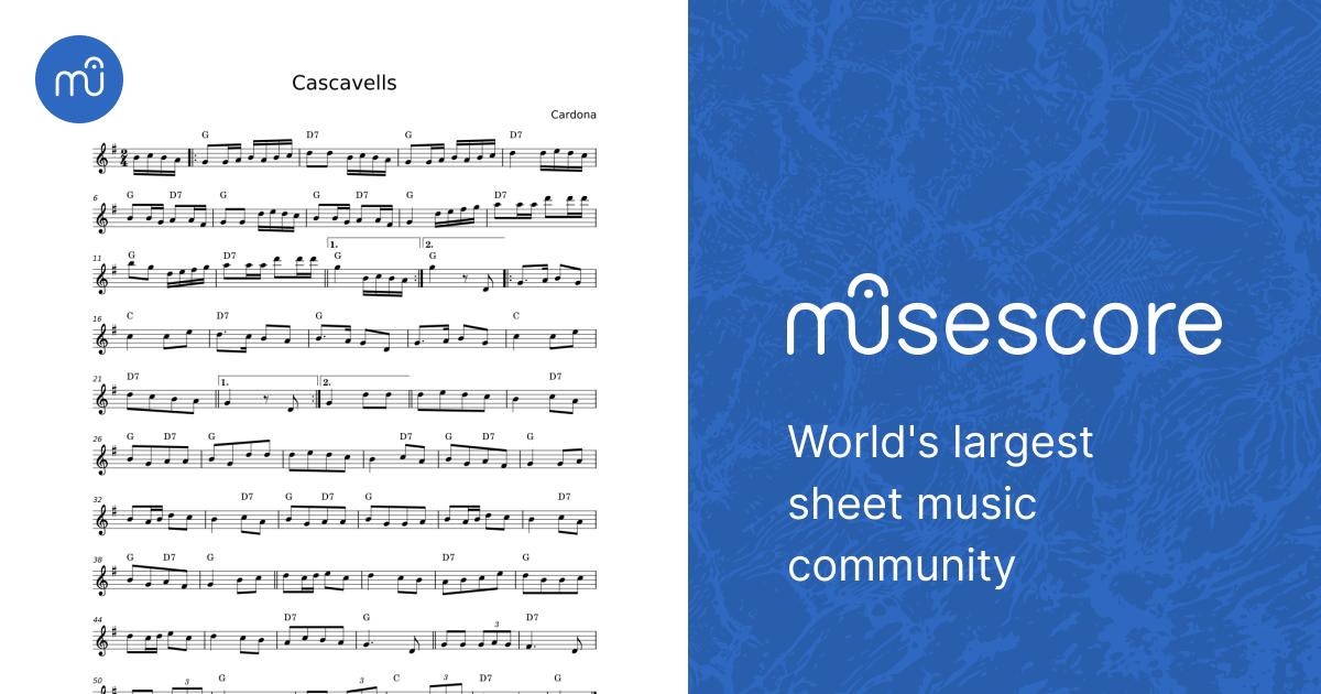 Cascavells – Cardona Sheet music for Piano (Solo) Easy | Musescore.com