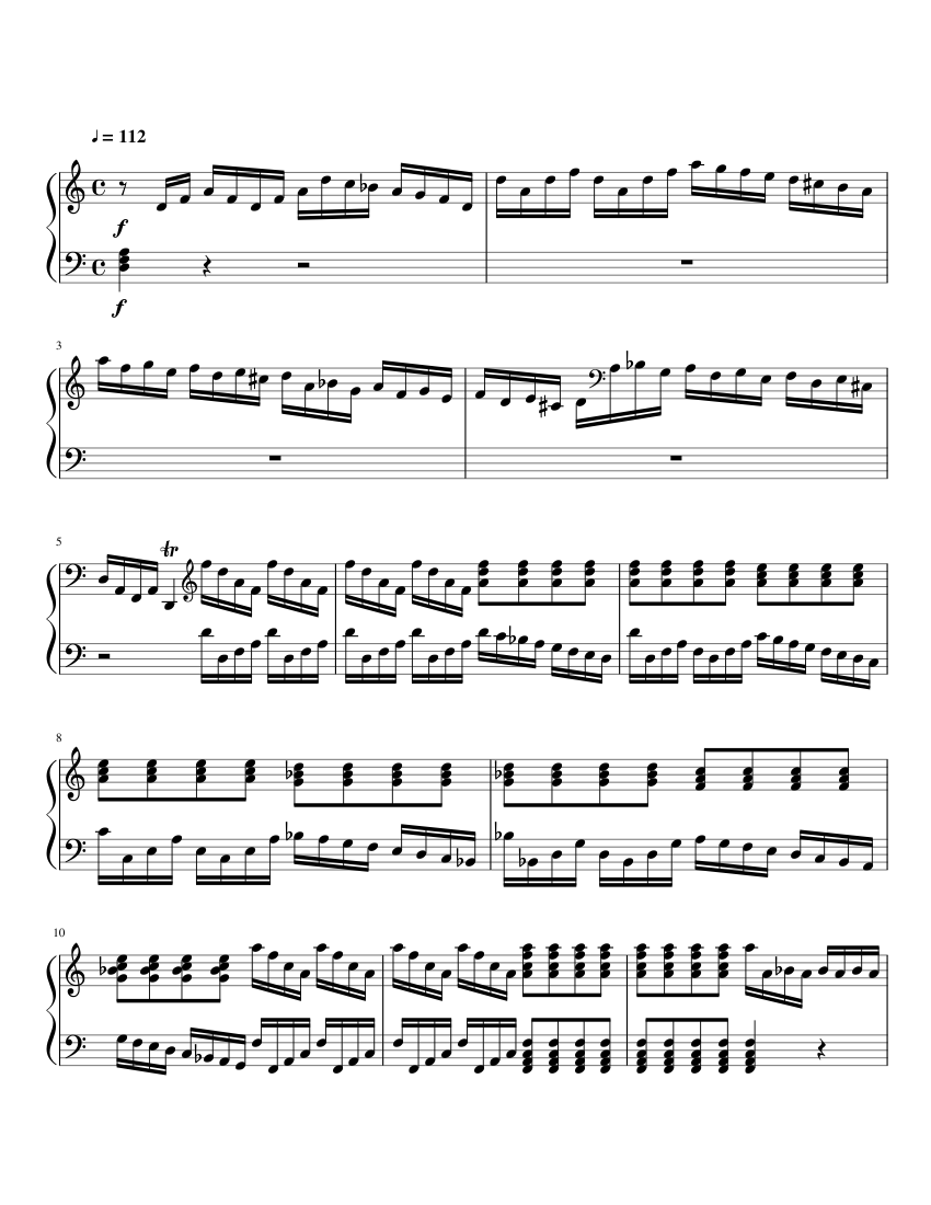 hrr Sheet music for Harpsichord (Solo) | Musescore.com
