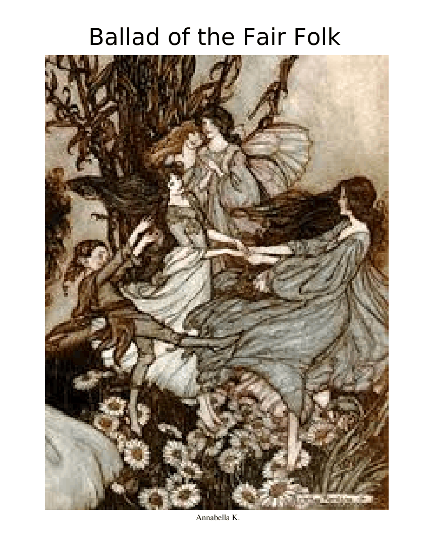 Ballad of the Fair Folk Sheet music for Trombone, Tuba, Flute, Oboe ...