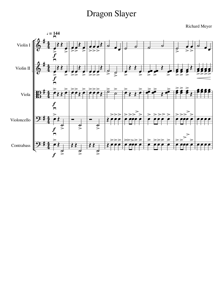 Dragon Slayer - piano tutorial