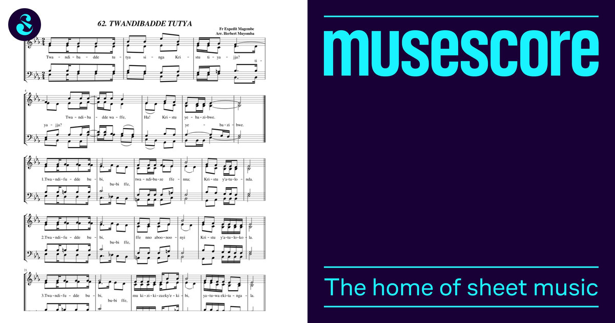 Mto 062 TWANDIBADDE TUTYA - Fr. Expedito Magembe Arr. Herbert Muyomba ...