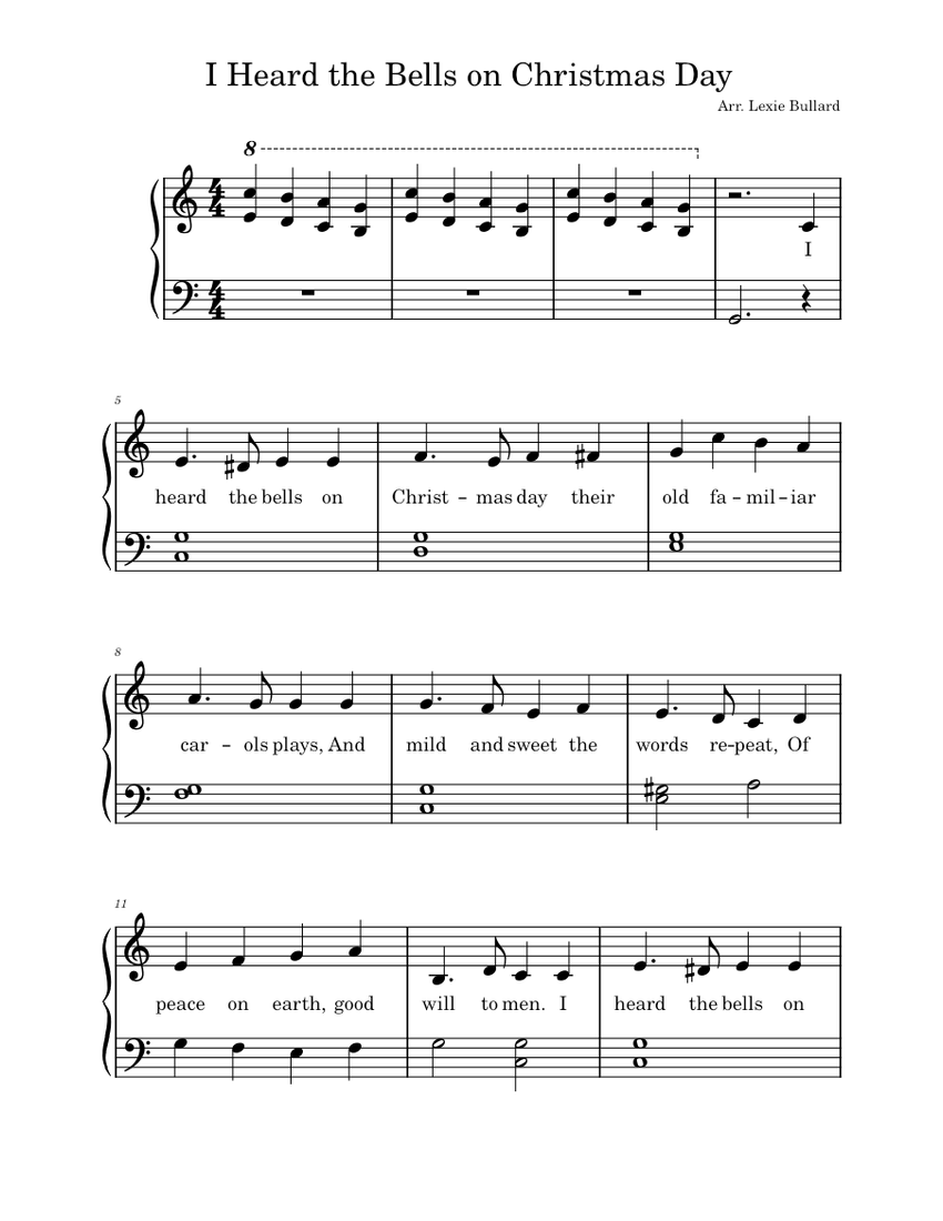 I Heard The Bells On Christmas Day – Henry Wadsworth Longfellow I Heard ...