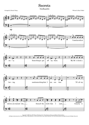 secrets onerepublic lost