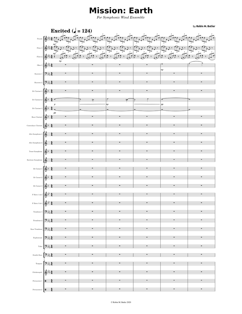 Deep Blue Sheet music for Trombone, Cornet, Euphonium, Tuba & more ...