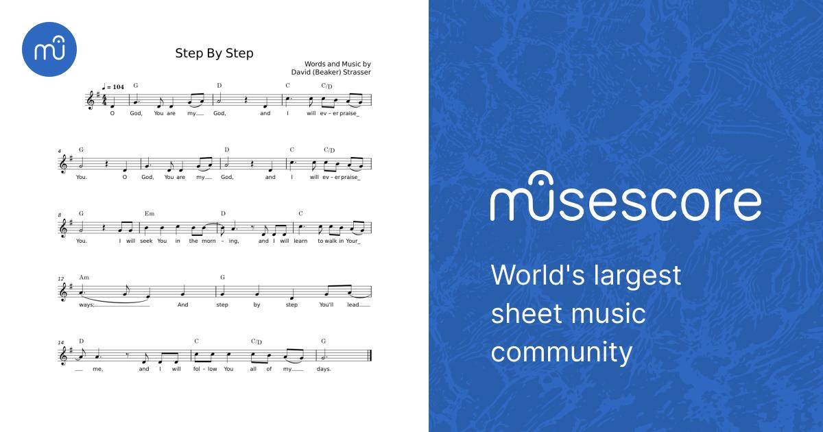 Step By Step - David "Beaker" Strasser Sheet music for Synthesizer ...