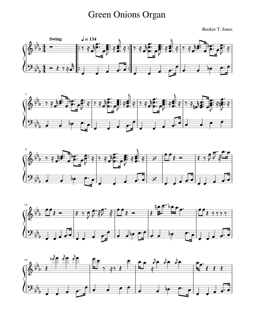 Green onions – Booker T. & the M.G.'s Green Onions – Booker T. & the M ...
