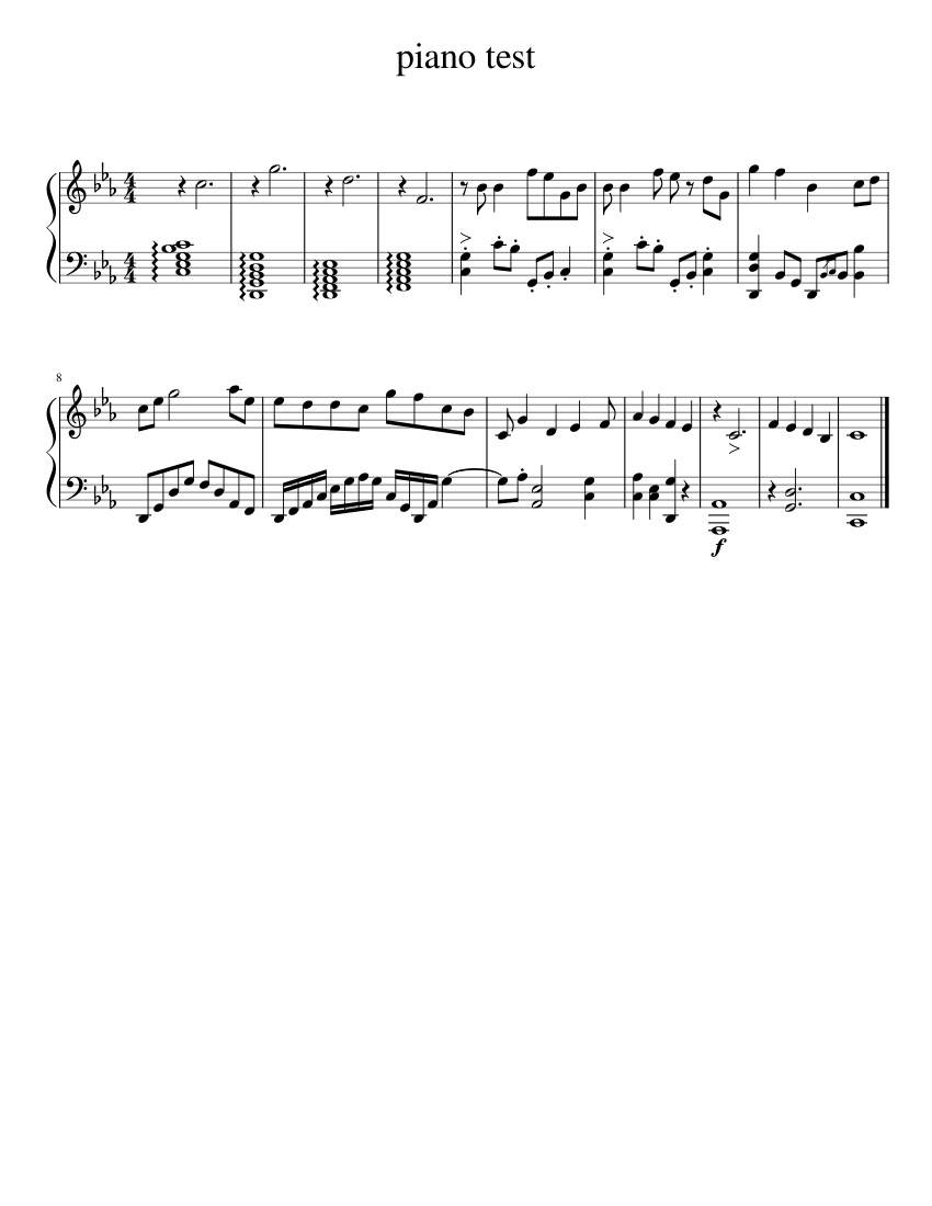 Piano Thing Sheet music for Piano (Solo) Easy | Musescore.com