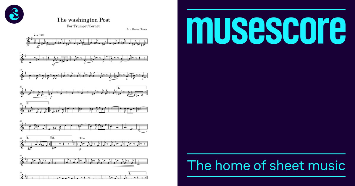The Washington Post March – John Philip Sousa The Washington Post March ...