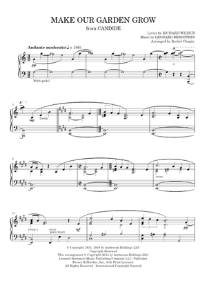 Make Our Garden Grow Sheet Music for Flute, Oboe, Clarinet in b-flat ...