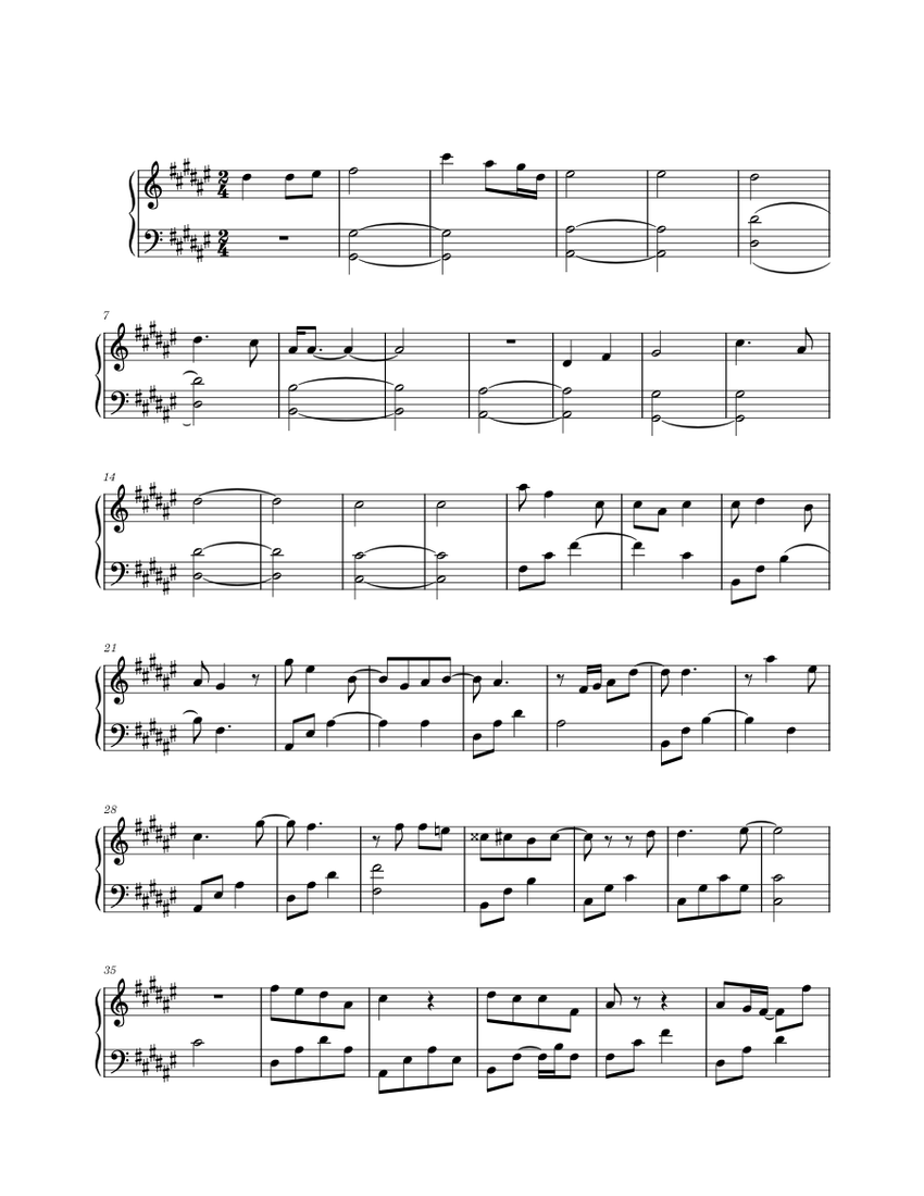 Fated – Hunan TV Fighter of Destiny: Fated Sheet music for Piano (Solo ...