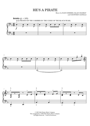 Pirates of the Caribbean - Main theme Sheet Music for Flute (Solo ...