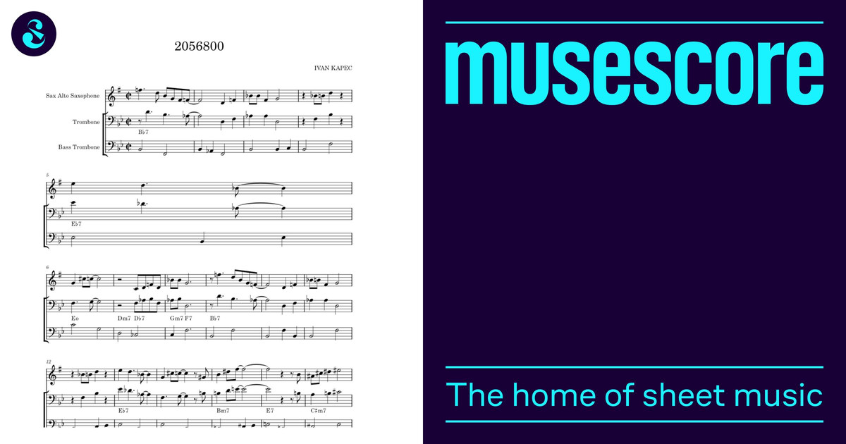 Rosebud Sheet Music with Chords for Trombone, Saxophone alto (Mixed ...