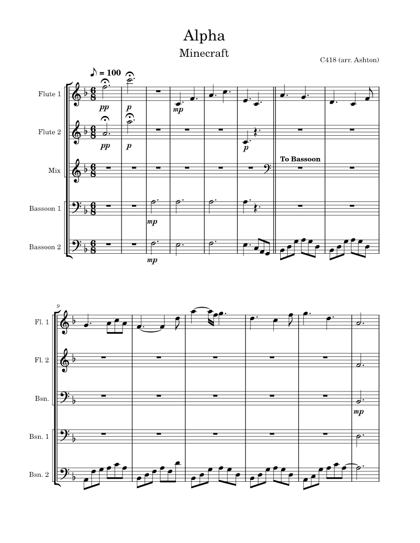 Alpha - Minecraft Volume Beta – Music_Man_inaPAN Alpha - Minecraft ...