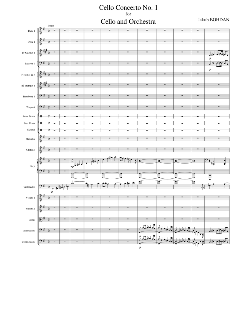 Cello_Concerto_No._1_for_Cello_and_Orchestra_wersja_orkiestrana Sheet ...