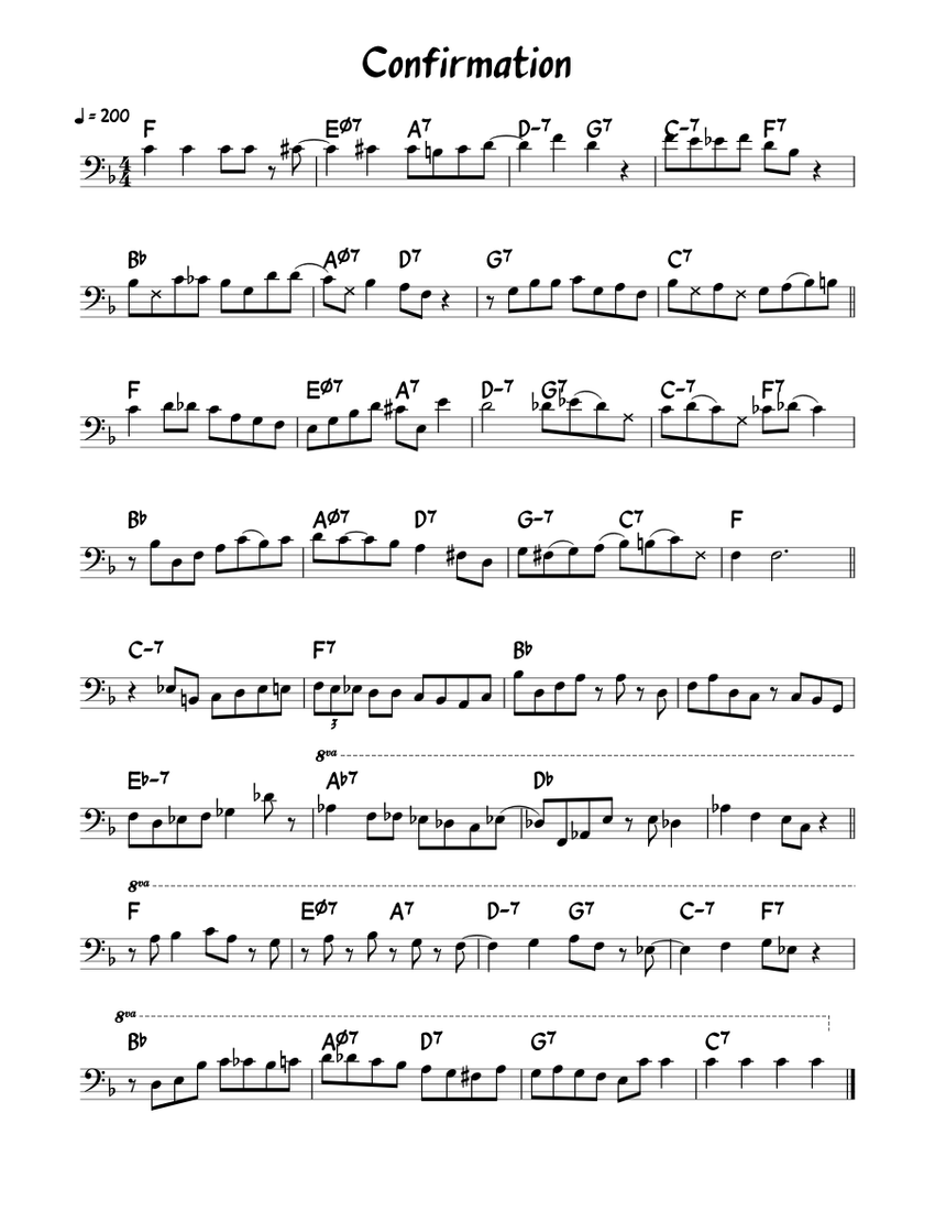 Confirmation Sheet Music for Piano (Solo) Easy | MuseScore.com