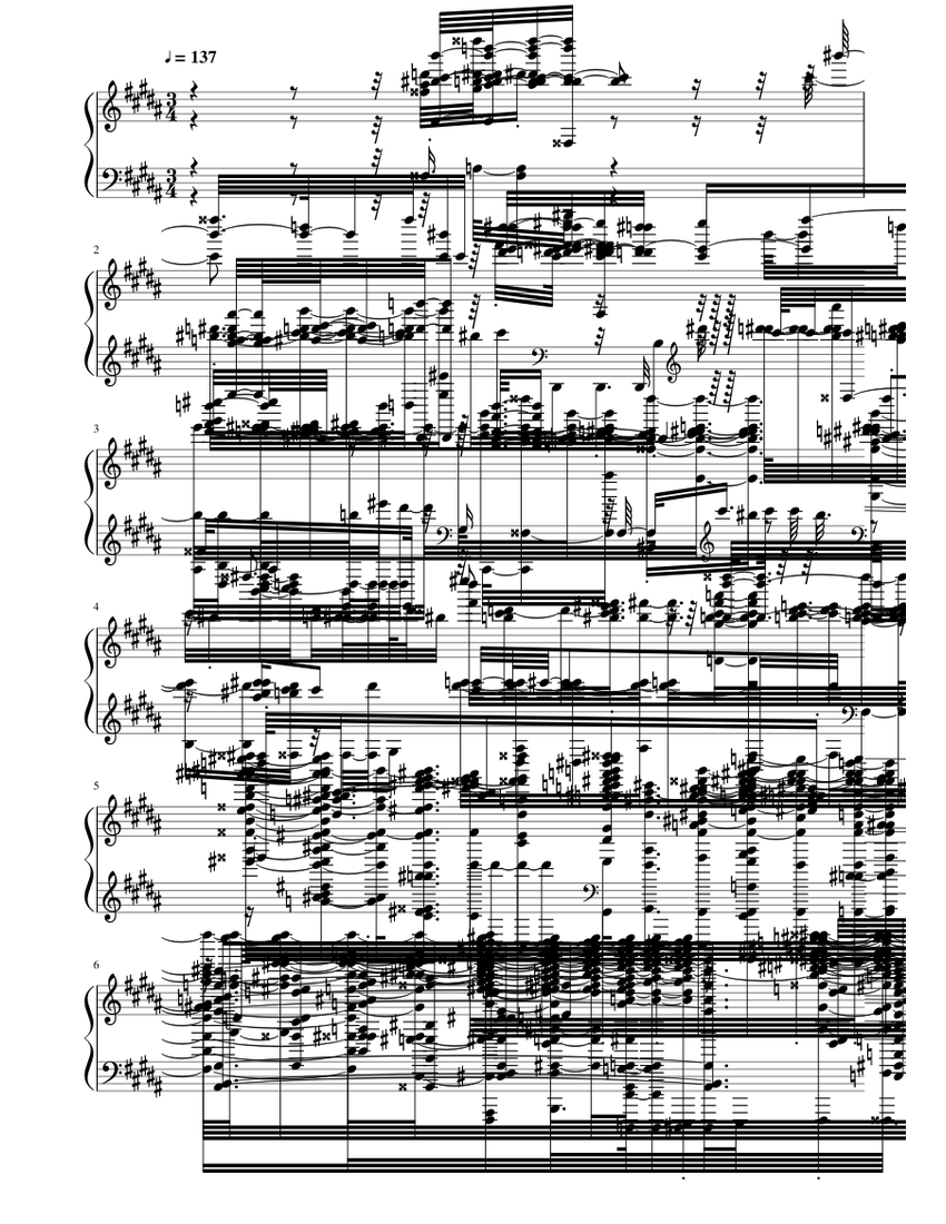 Hell - Clown Core Sheet Music for Piano (Solo) | MuseScore.com