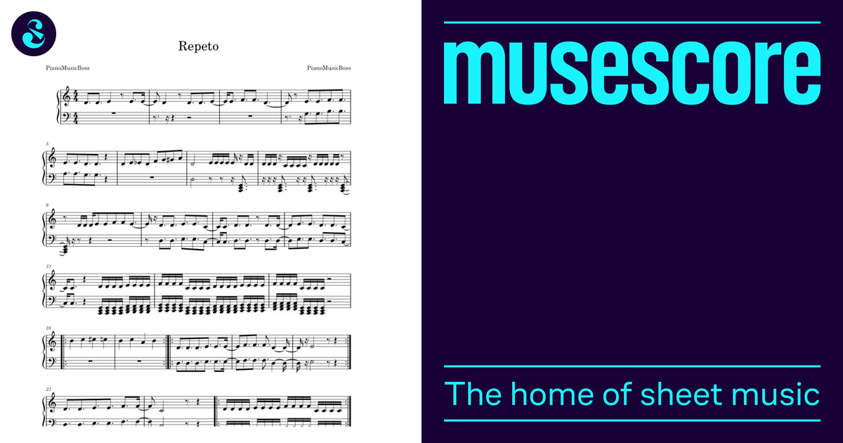 Repeto Sheet music for Piano (Solo) | Musescore.com