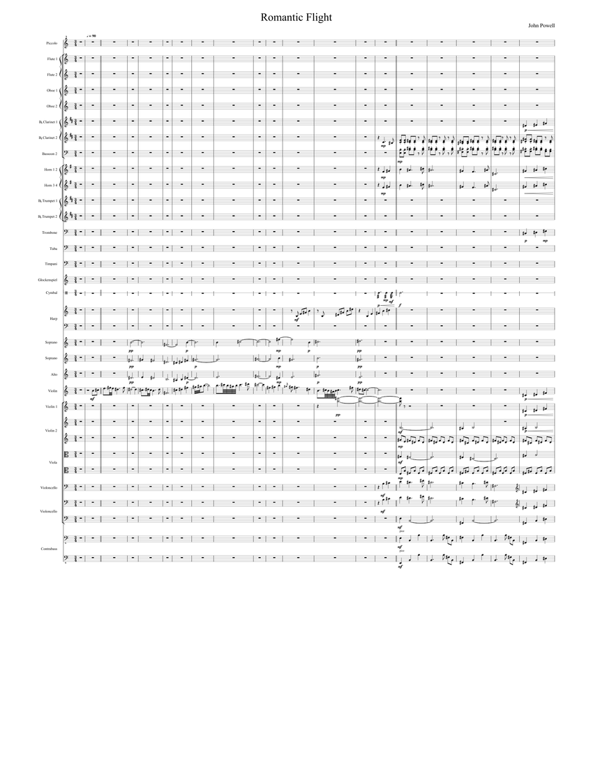 Romantic Flight Sheet music for Trombone, Soprano, Alto, Tuba & more ...