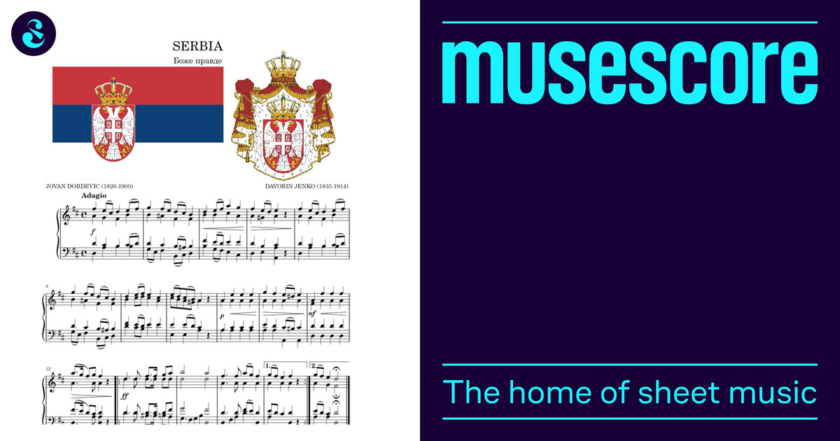 Serbia National Anthem Sheet Music for Piano (Solo) Easy | MuseScore.com