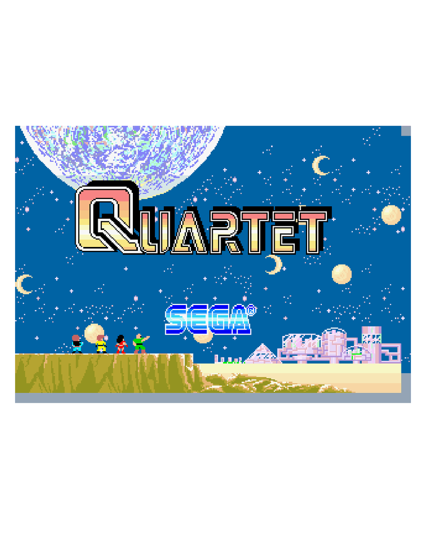 Quartet Arcade: Quartet Theme OST Sheet music for Flute, Vibraphone ...