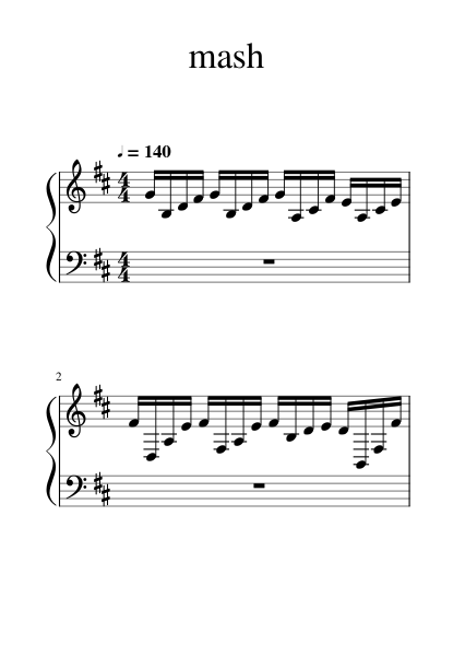 MASH Toccata Sheet music for Piano (Solo) Easy | Musescore.com