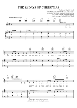 Play Official version of Twelve days of christmas Sheet Music by Misc ...