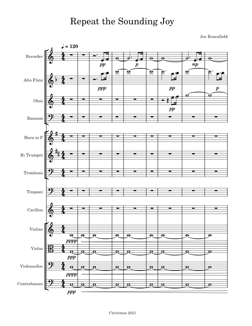 Repeat the Sounding Joy - piano tutorial