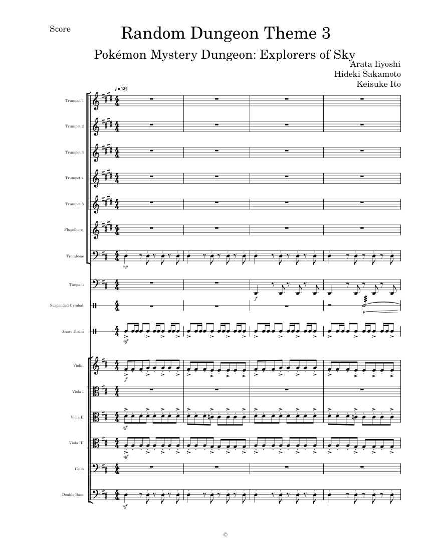 Random Dungeon Theme 3 (Pokémon Mystery Dungeon: Explorers of Sky ...