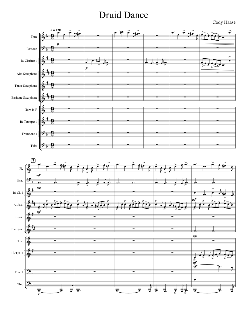 Druid Dance Final - piano tutorial