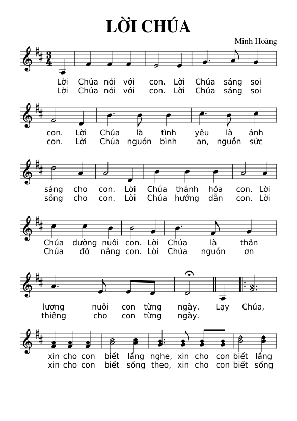 Loi-Chua Sheet Music for Flute other (Choral) | MuseScore.com